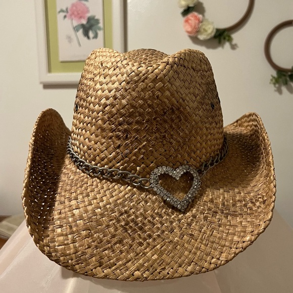 Shyanne | Accessories | Shyanne Cowgirl Hat With Heart Detail | Poshmark
